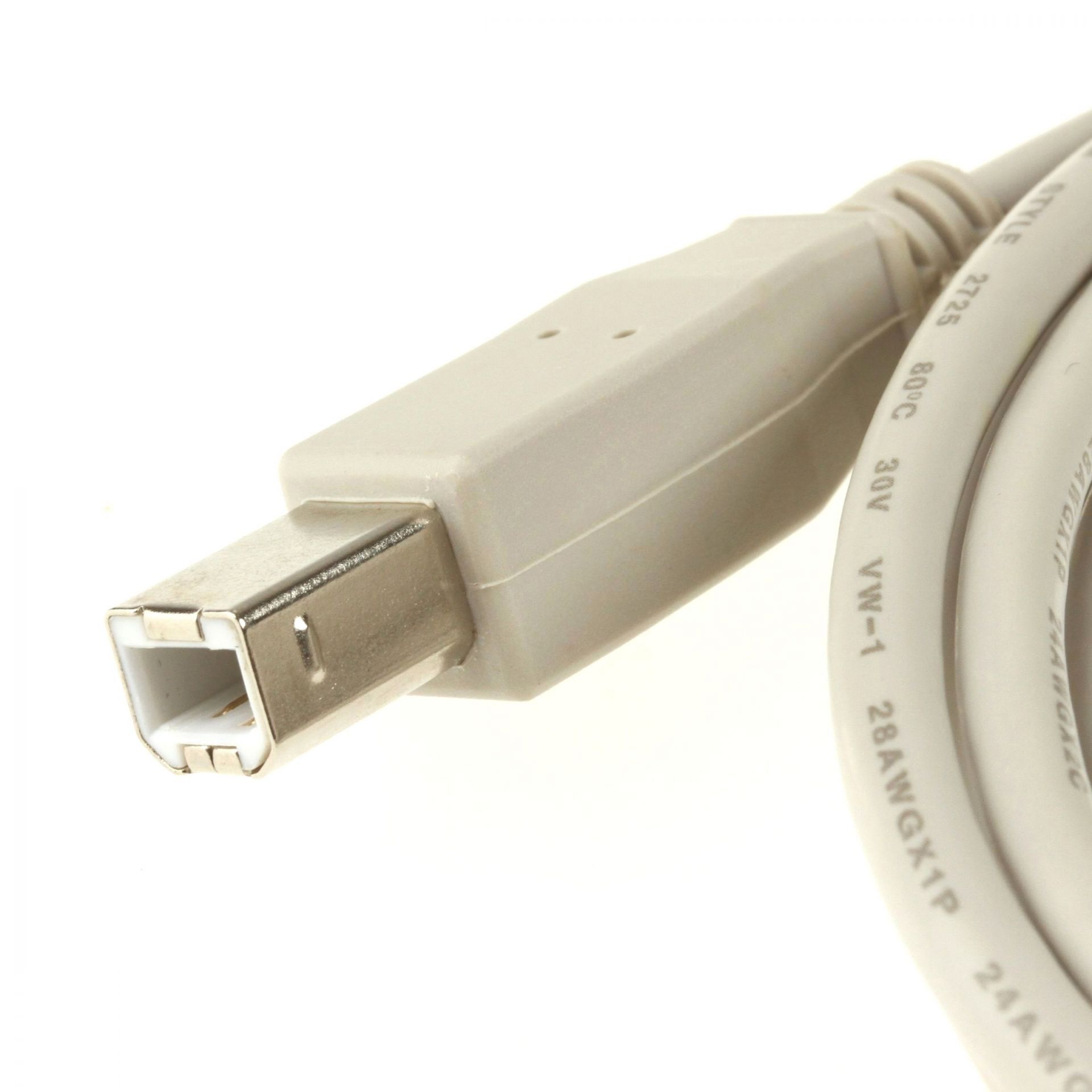 USB cable AB AWG28-1P AWG24-2C certified 5m | CU-50-CE